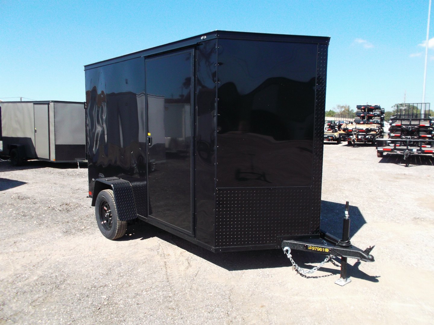 New 2025 COVERED WAGON TRAILERS 6x10 Single Axle Cargo / Enclosed Trailer / 6'6" Interior Height ...